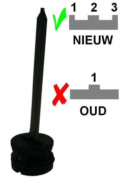 DUOLINE Slagpen compleet t.b.v. JA-microbradtacker / Union tacker JA-25